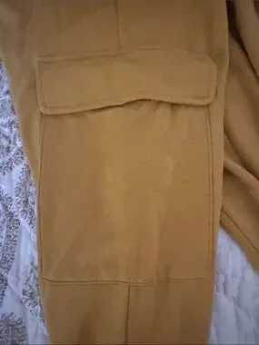 art class | Bottoms | Art Class Mustard Wideleg Cargo Jumpsuit With ...